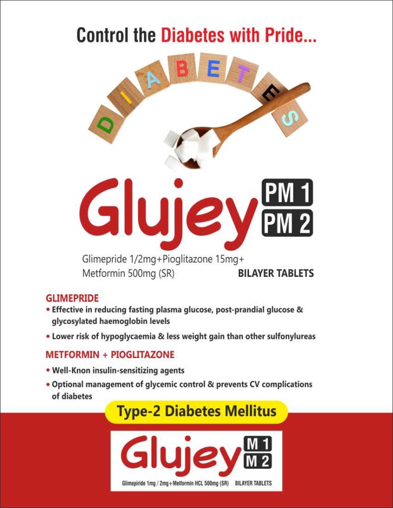 Glimepiride Pioglitazone + Metformin Hydrochloride(ER) Tablets ... Glimepiride Pioglitazone + Metformin Hydrochloride(ER) Tablets ...